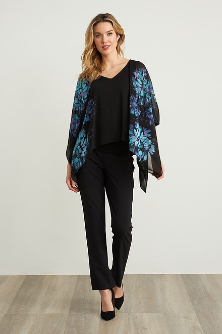 Joseph Ribkoff Slit Black Pants – Tracy Brent Collections 1