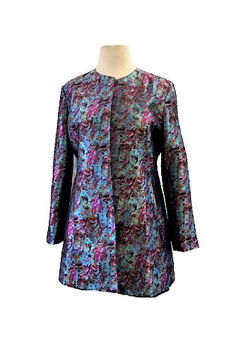 Grace Chuang Long Jacket Floral Print – Tracy Brent Collections 1